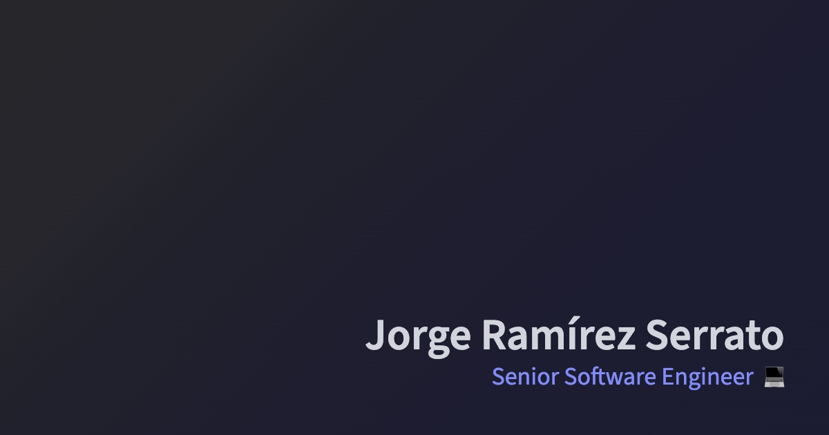 Jorge Ramírez Serrato